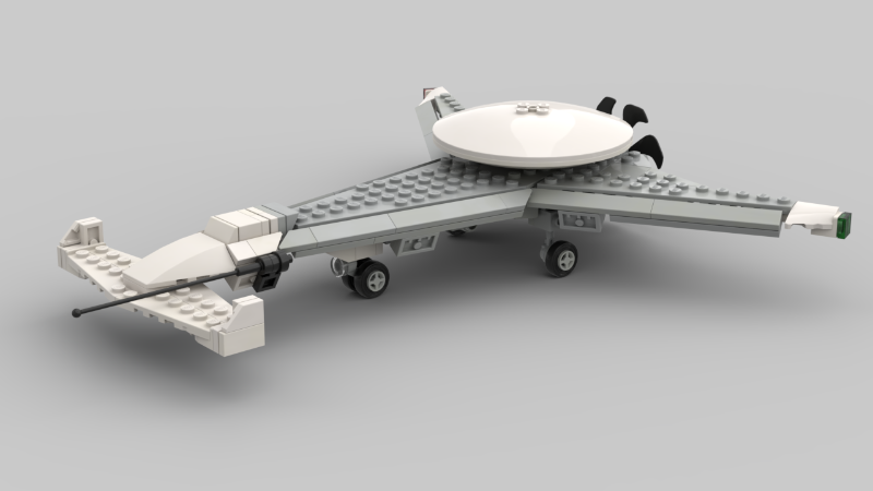 LEGO MOC Futuristic AWACS Drone by Futurism_Lego | Rebrickable - Build ...