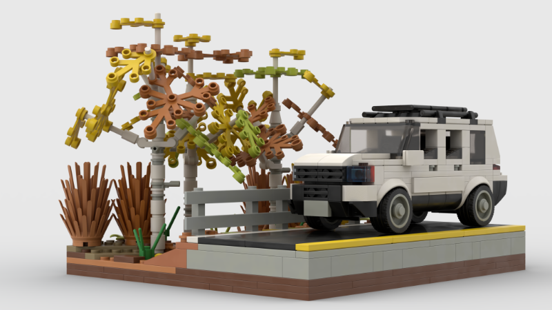 LEGO MOC Post-apocalyptic apocalypse - Forest Highway Scene (for ...