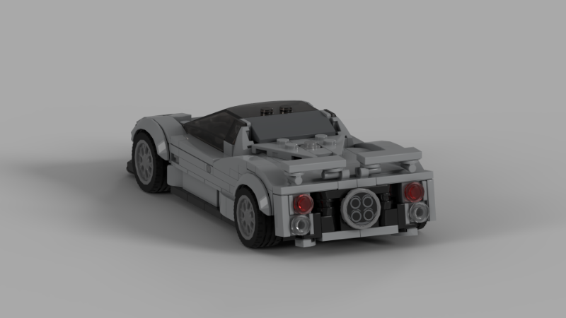 LEGO MOC Pagani Zonda C12 S by TheMcplay124 | Rebrickable - Build with LEGO