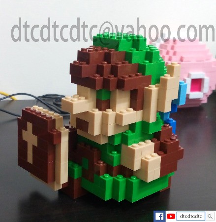 LEGO MOC Zelda Link 8-Bit by dtcdtcdtcbricks | Rebrickable - Build with ...