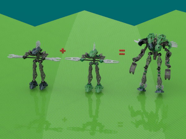 LEGO MOC-194987 Rahkshi Combo: Cave Stomper by Vahmi | Rebrickable ...