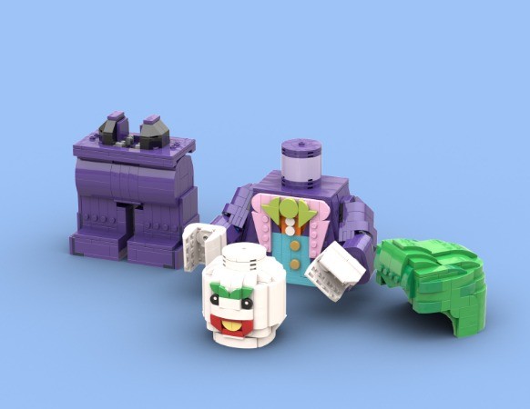 LEGO MOC The Joker 6:1 by SylvainLS | Rebrickable - Build with LEGO