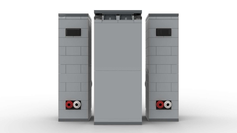 LEGO MOC-184609 80's Stereo Cabinet by lacrymologyst | Rebrickable ...