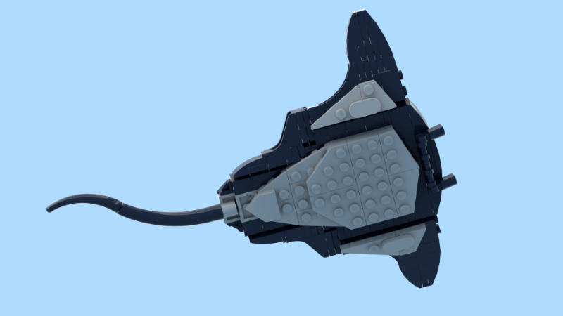 LEGO MOC Manta Ray by zWolfman | Rebrickable - Build with LEGO