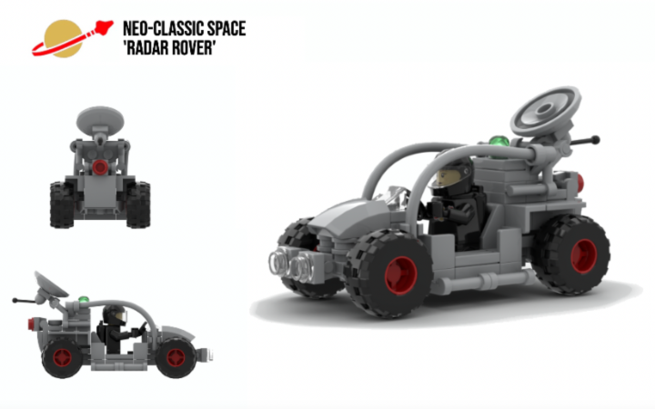 LEGO MOC Radar Rover by slackerbricks | Rebrickable - Build with LEGO
