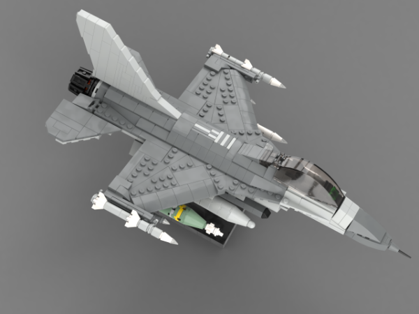 LEGO MOC F-16 Fighting Falcon "Viper" by LDD_Modelmaker | Rebrickable ...