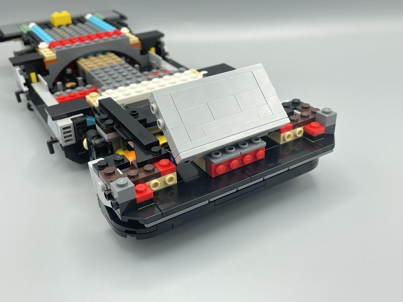 Review: 10300-1 - Back to the Future Time Machine | Rebrickable - Build ...