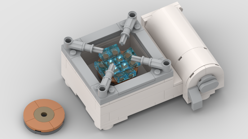 LEGO MOC gas cartridge stove ver. 01 by AEuser | Rebrickable - Build ...