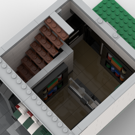 LEGO MOC Modular Pharmacy by Hannas.Beverly.Bricks | Rebrickable ...