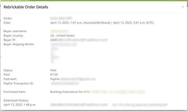 Rebrickable Help Guide: Premium MOC Refunds | Rebrickable - Build with LEGO