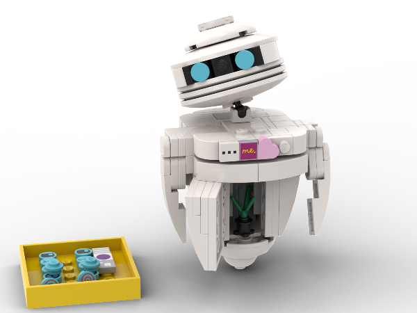 LEGO MOC Eve Robot by PedroJ | Rebrickable - Build with LEGO