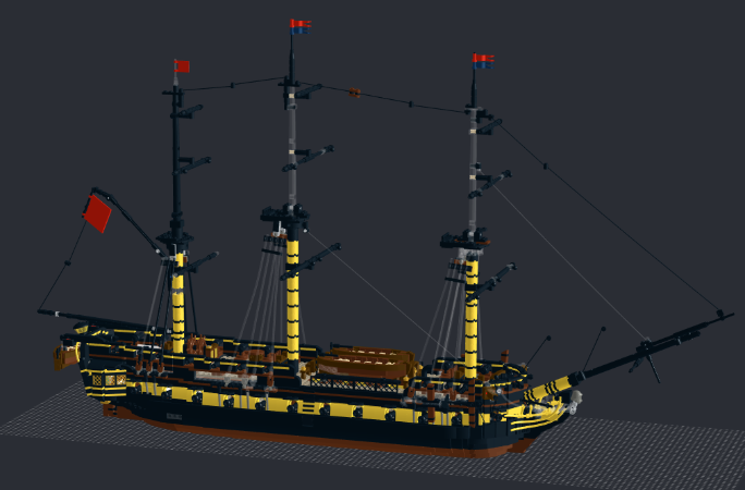 LEGO MOC Supernaut Heavy Frigate by supersick_ | Rebrickable - Build ...