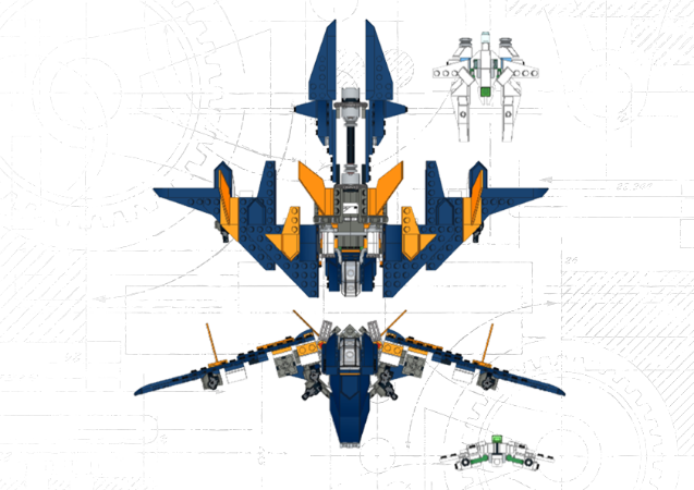 LEGO MOC The Albatross & The Peacemaker (31115, 31126 x 2) by ...