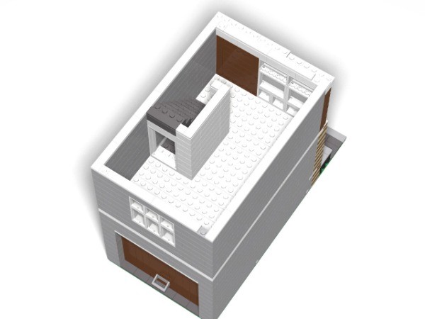 LEGO MOC-165538 Modern Townhouse Modular by michaelbaek | Rebrickable ...