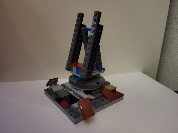 LEGO MOC-176895 ahsoka (75362) slave 1 with rotation stand by casecar ...