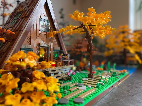 LEGO MOC-175981 Nature Diorama + Display for set 21338 A-Frame Cabin by ...