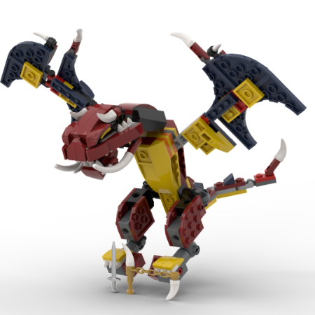 LEGO MOC-131342 Fire Dragon Alternate Build by Roger_Baher ...