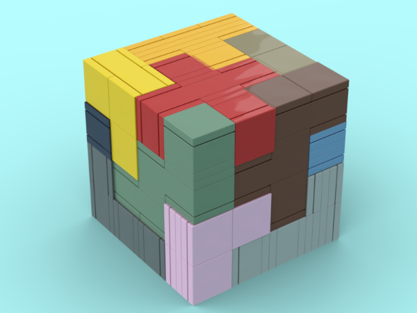 LEGO MOC Cube Puzzle Advanced 4x4x4 / Next Level / Soma Bedlam Würfel ...