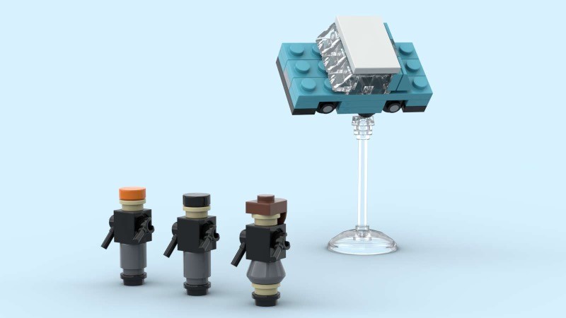 LEGO MOC HP Express in H0 scale for 4 stud wide track by williweb ...