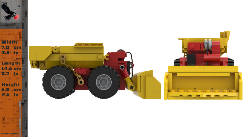 LEGO MOC Chernobyl RC Loader by NightHawk11991 | Rebrickable - Build ...