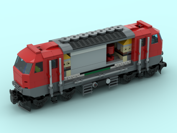 LEGO MOC 60098 Locomotive PoweredUp by bo.bricks | Rebrickable - Build ...
