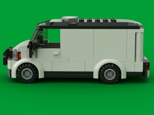 LEGO MOC cargo van by Snorri666 | Rebrickable - Build with LEGO