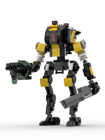 LEGO MOC Ash's Ronin|Titanfall 2 by Xtrav | Rebrickable - Build with LEGO
