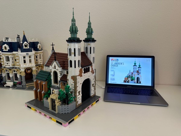LEGO MOC Andrew's Church by BrickAtive | Rebrickable - Build with LEGO