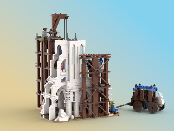 LEGO MOC Medieval Stonemasons Guild by arselus | Rebrickable - Build ...