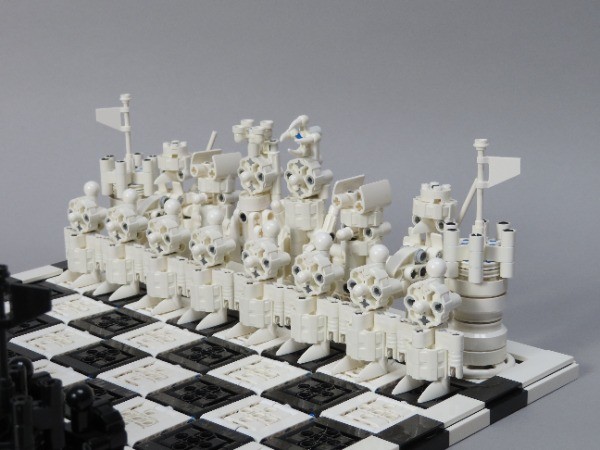 LEGO MOC Technic Chess board with pieces by marthart | Rebrickable ...