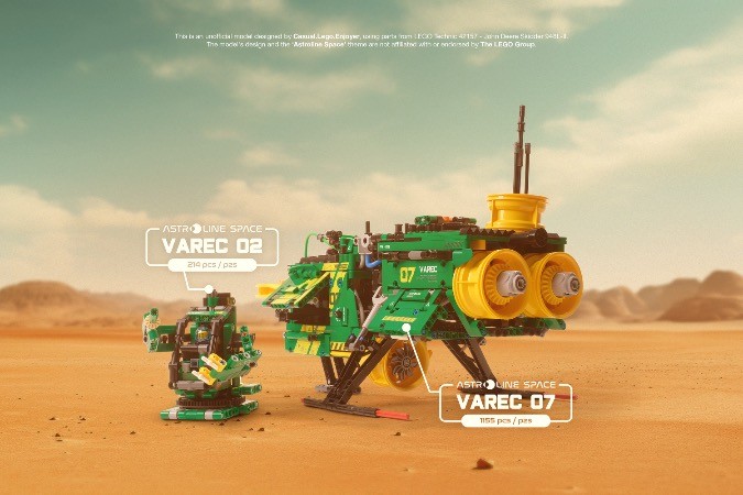 LEGO MOC 42157 - Astroline Space | VAREC 02 & 07 by Casual.lego.enjoyer ...