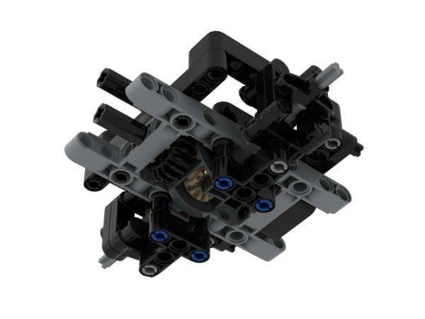 LEGO MOC FWD axle (13w) by Stonemensch | Rebrickable - Build with LEGO