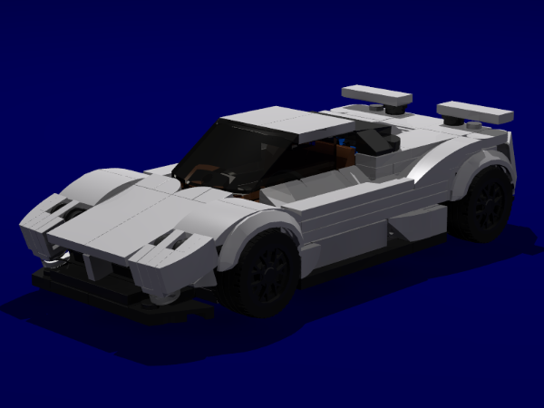 LEGO MOC Pagani Zonda C12 by oxiebricks | Rebrickable - Build with LEGO
