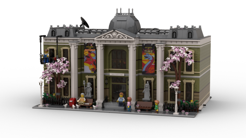 LEGO MOC Double Natural History Museum by BrickStudioArchitect ...
