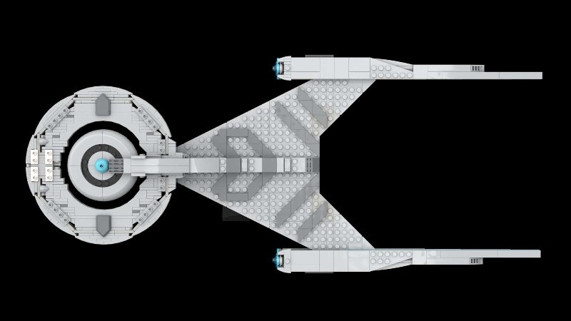 LEGO MOC Crossfield Class Starship by yaybricks | Rebrickable - Build ...