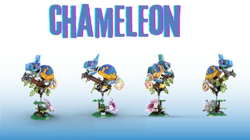 LEGO MOC-161041 chameleon by MESsemble | Rebrickable - Build with LEGO