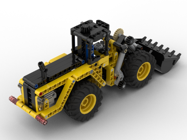 LEGO MOC Small wheel loader 2024 by jorgeopesi | Rebrickable - Build ...