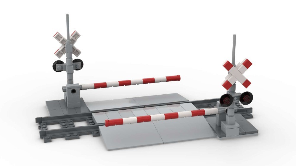 LEGO MOC Railroad Crossing by lacrymologyst | Rebrickable - Build with LEGO