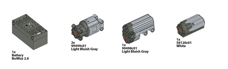LEGO MOC 42177 Mercedes-Benz G500 PROFESSIONAL Line RC MOD for Power ...
