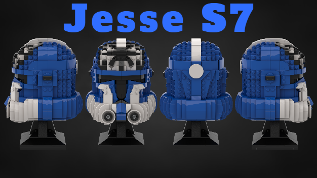 LEGO MOC Lieutenant Jesse Helmet by Ant0noo | Rebrickable - Build with LEGO