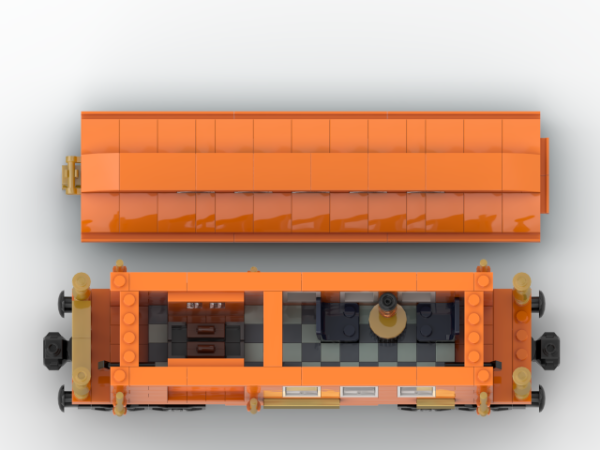 LEGO MOC-161026 Orange Electric Deluxe Train by Danjo_trains ...