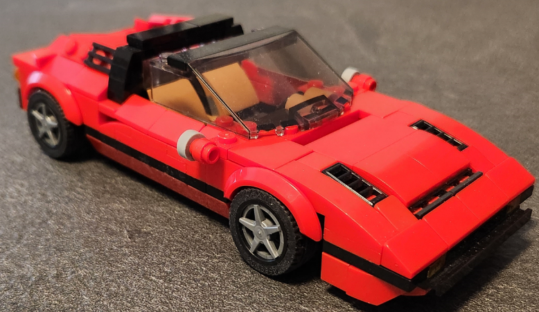 LEGO MOC Ferrari 308 GTS by Double_U_Bricks | Rebrickable - Build with LEGO