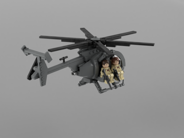 LEGO MOC MH-6 Little Bird Special Forces Helicopter by LDD_Modelmaker ...
