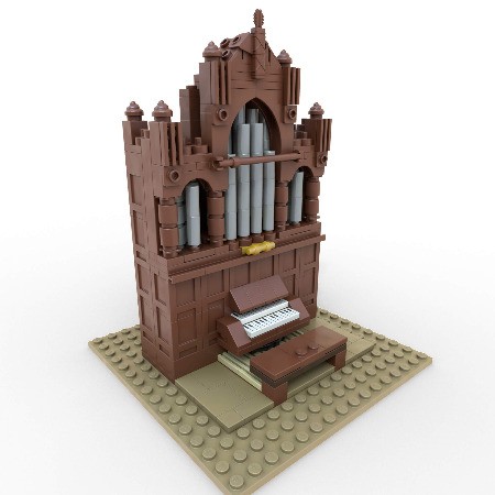 LEGO MOC Church Organ of St. Michaelis Lüneburg, Germany by albrick.de ...