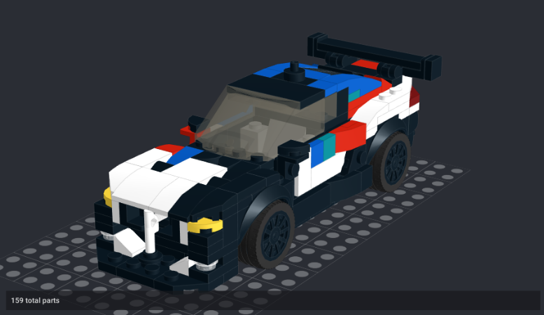 LEGO MOC BMW M4 GT3 (reworked) by Chakotay | Rebrickable - Build with LEGO