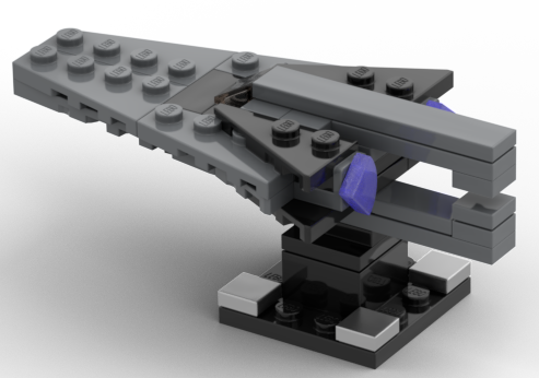 LEGO MOC-239883 The Bad Batch CX-Dagger ship - micro, v2 by Niobium ...