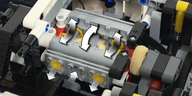 LEGO MOC 42096 Porsche 911 RSR RC MOD for Buggy Motors by otrans ...