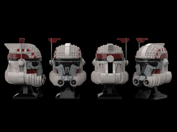 LEGO MOC Helmet Clone Arc Hammer by Alex_BricKartuss | Rebrickable ...