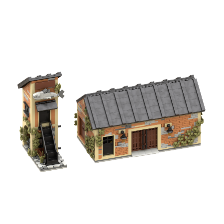 LEGO MOC Old Canning Fish Factory by Curraheetom | Rebrickable - Build ...