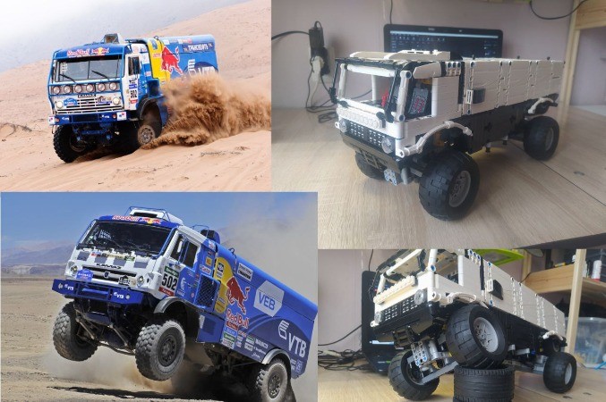 LEGO MOC KaMAZ Master by kovchenkovskiy | Rebrickable - Build with LEGO